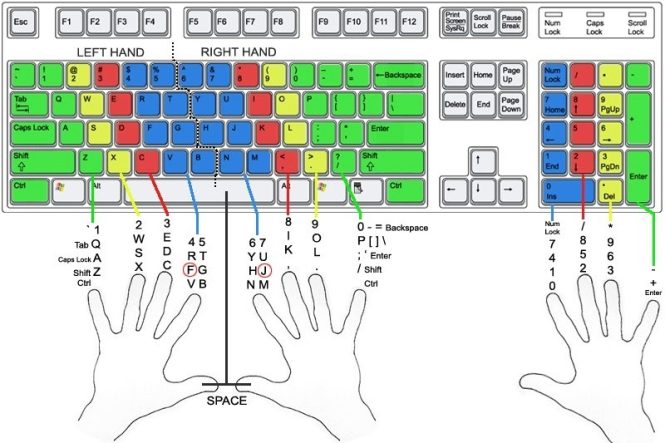 Masih Salah Posisi? Begini Cara Menempatkan Jari di Keyboard Saat ...